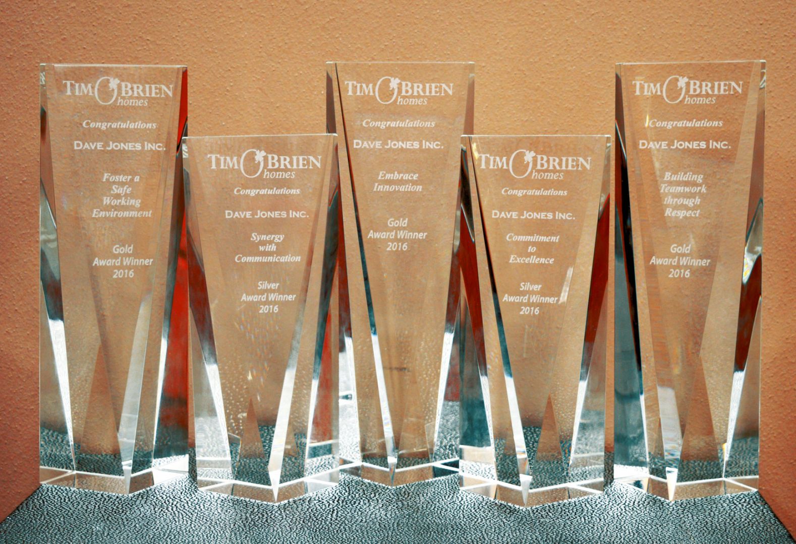 DJI Wins 5 Tim O'Brien Homes Awards! - Dave Jones